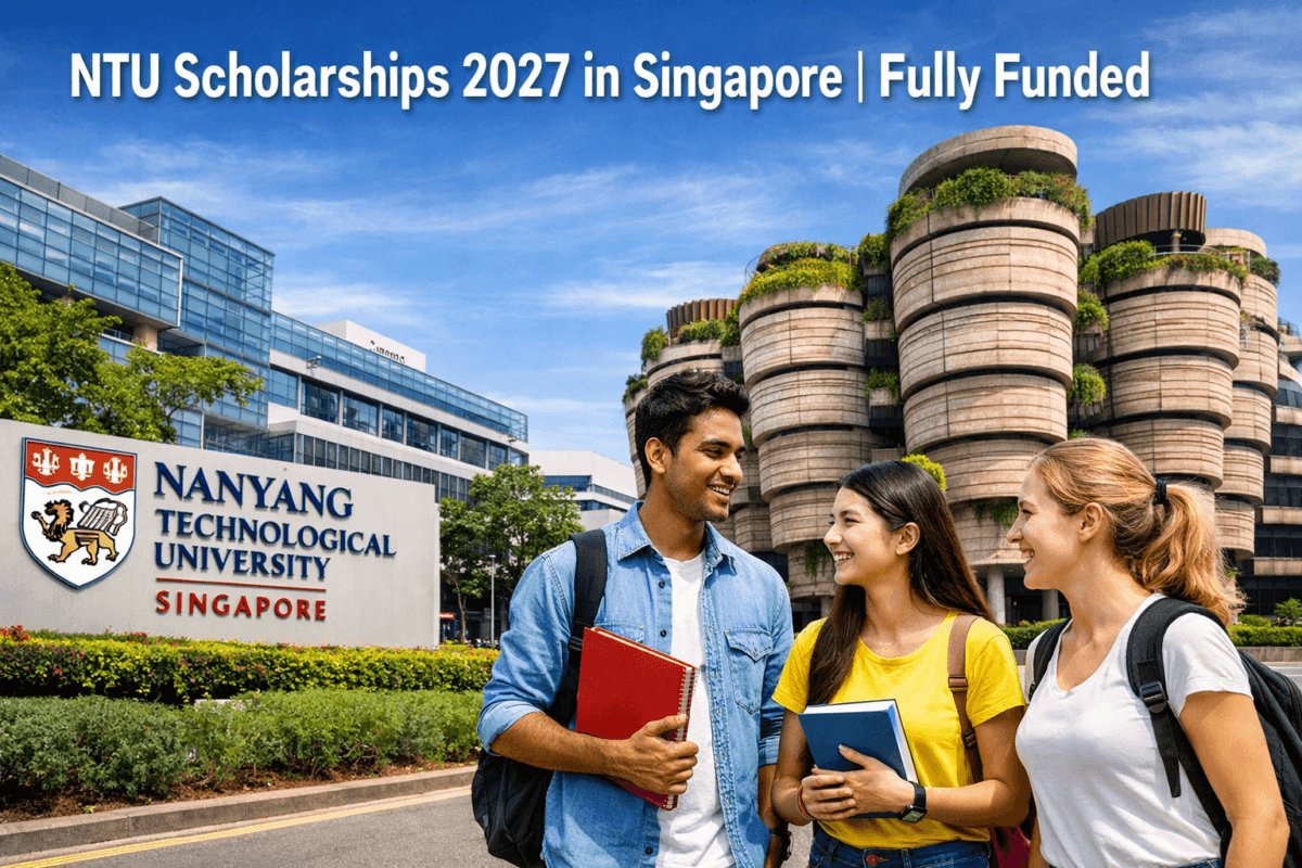 Fully Funded NTU Scholarships 2027 in Singapore | Apply Now